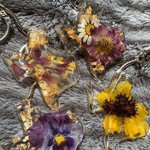 Accessories | Real Handmade Pressed Flower Texas Keychains | Poshmark